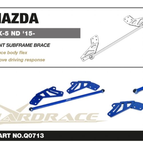 HARDRACE MAZDA MIATA/MX-5 ND 15- FRONT SUBFRAME BRACE – Yakuza ...